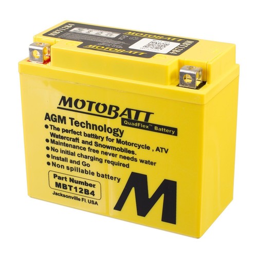 Ducati Monster 696 2009 Motobatt Quadflex 12V Battery | eBay