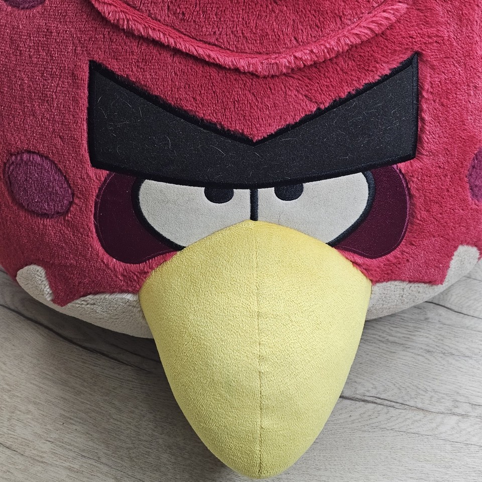 Angry Birds Terence Red Big Brother Plush Jumbo Rare | eBay