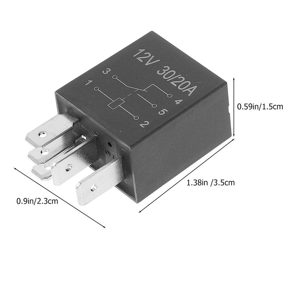 5 Pcs Automotive Starting Relay Relays for Truck Car Power Automobile ...