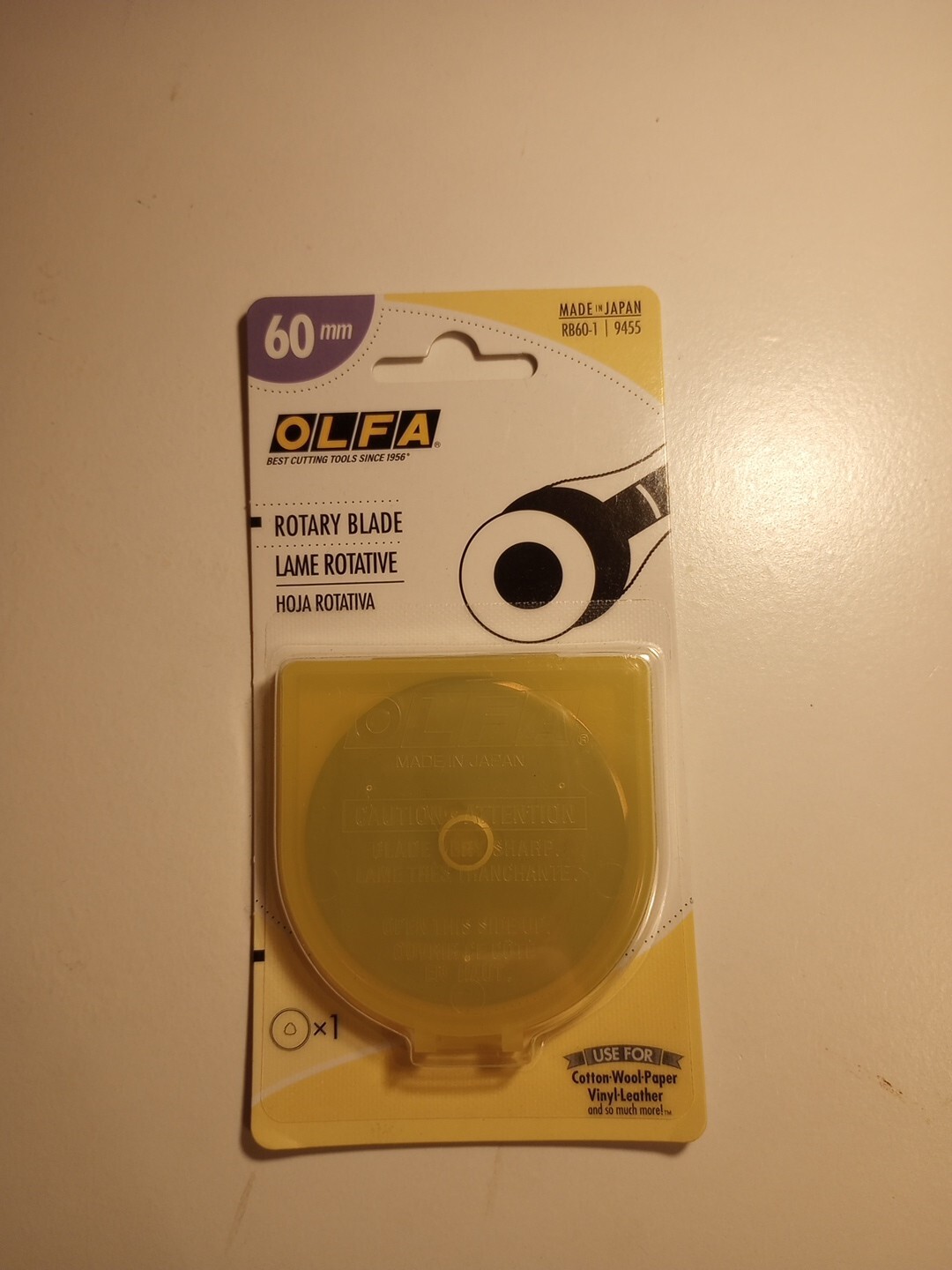 Olfa Blades Fiskars > - Fiskars Rotary Cutter Blade Refill 60mm 5/Pkg ...