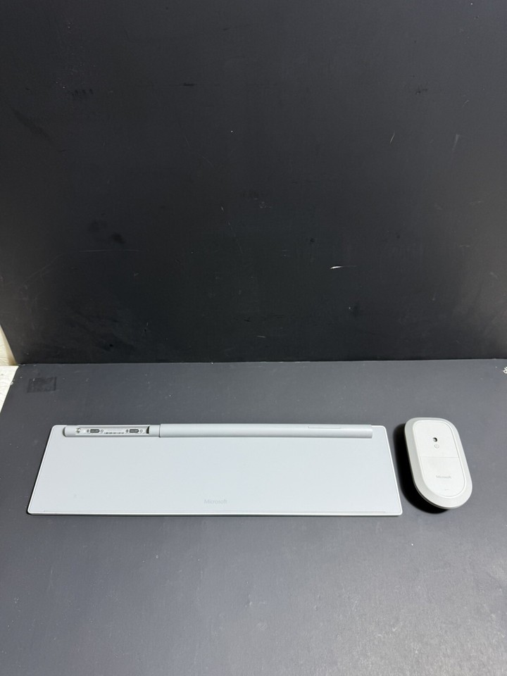 Microsoft Surface Keyboard 1742 and Mouse 1741 Wireless Bluetooth Grey ...