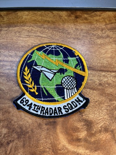 USAF 694th AIRCRAFT CONTROL WARNING RADAR SQUADRON PATCH Rare Vtg | eBay