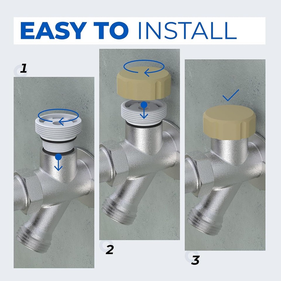 ASSE 1019-A Outdoor Faucet Repair Kit with Teflon Tape, Vacuum Breaker ...