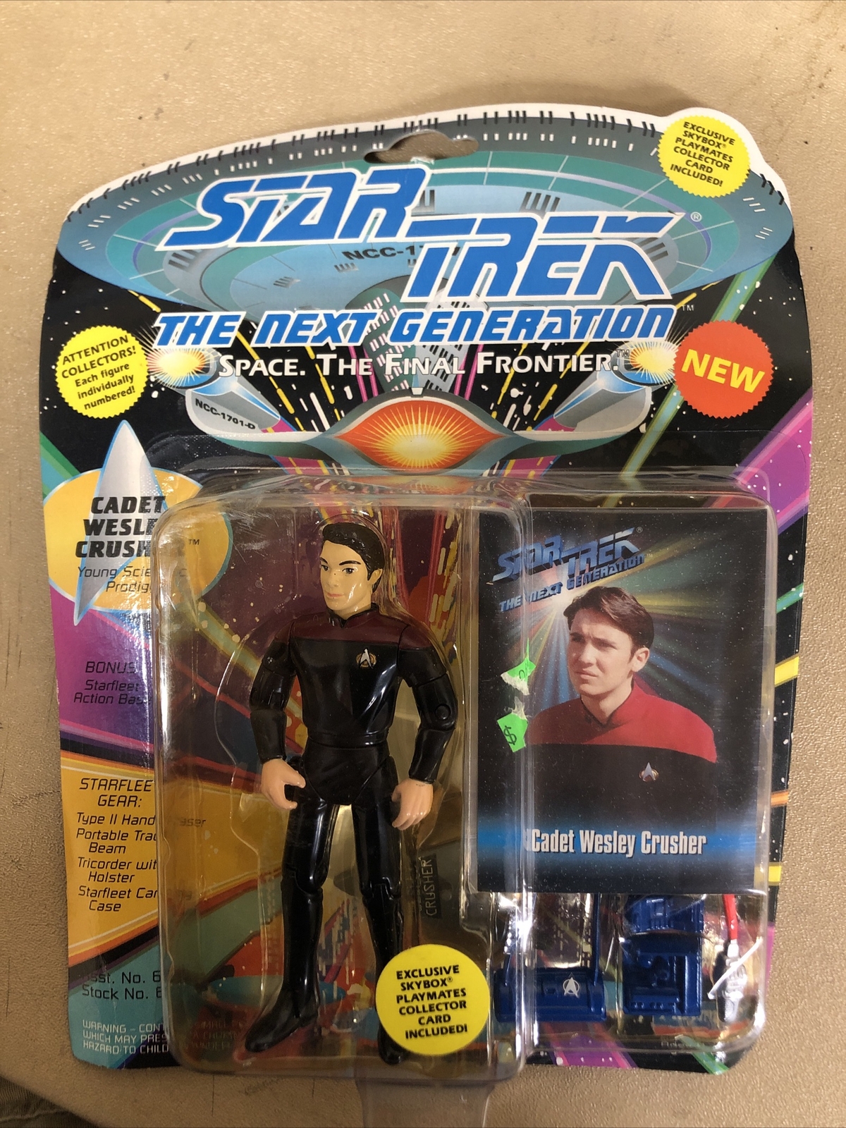 Playmates Toys Cadet Wesley Crusher Action Figure for sale online | eBay