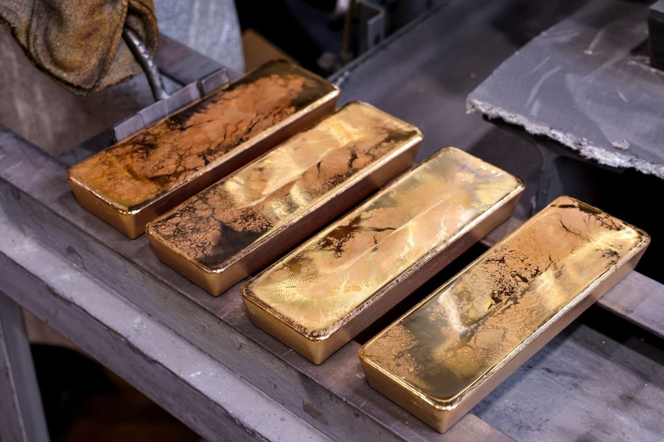200G PURE GOLD CAST BULLION BAR-SINGLE 24CT CUSTOM MADE 2 ORDER PLAIN ...
