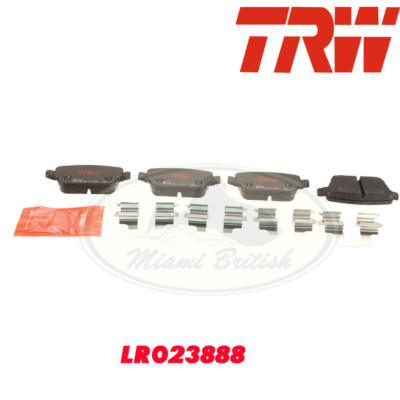 LAND ROVER REAR BRAKE PAD SET LR2 LR023888 TRW | eBay