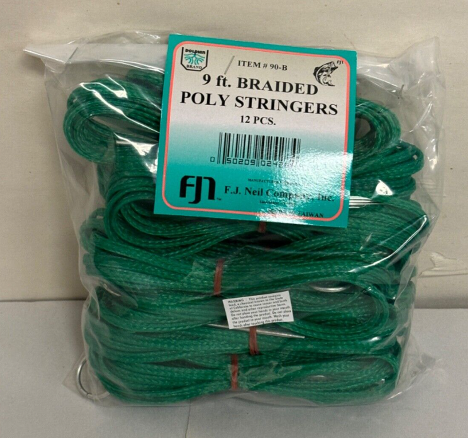 Dolphin / F.J. Neil Company - 12 Pack 9ft Braided Poly Fish Stringers ...