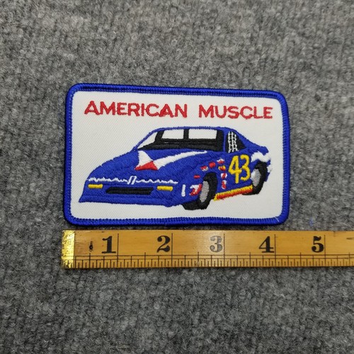 American Muscle Patch # 43 Car Racing NASCAR Vintage | eBay