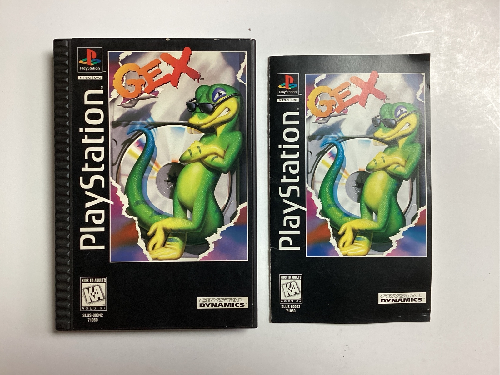 Gex- PlayStation PS1 Long Box Complete TESTED CIB w/ Reg Card ...