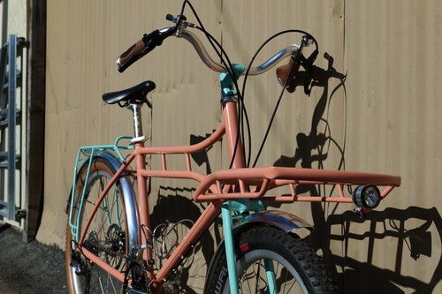 Frances Cycles Custom Steel Platypus Cargo Bike Made In Santa Cruz | eBay