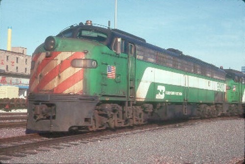 BN 9910 E-9A (BURLINGTON NORTHERN -METRA) --- Original Slide L T4-5 | eBay