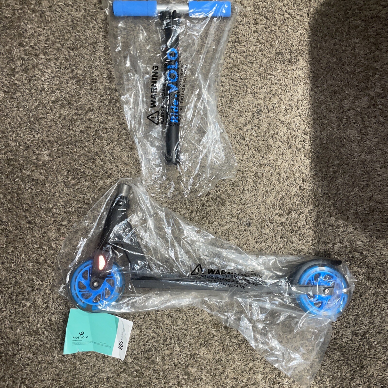 Ride Volo K05 Kick Scooter NEW, Black, Wheels light up, adjustable | eBay
