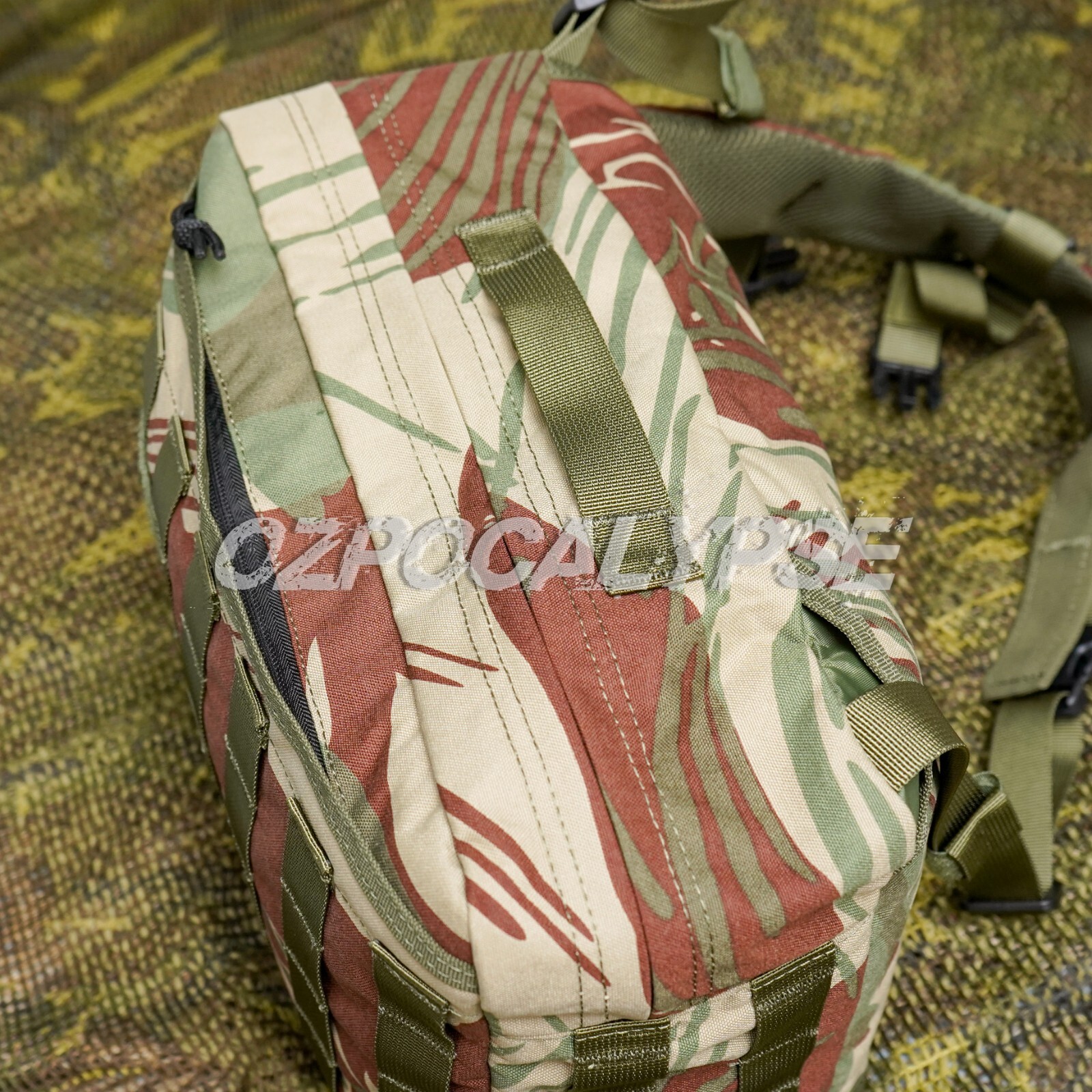 Rhodesian Brushstroke Molle Assault Pack - Day Camo Tactical Field Army ...