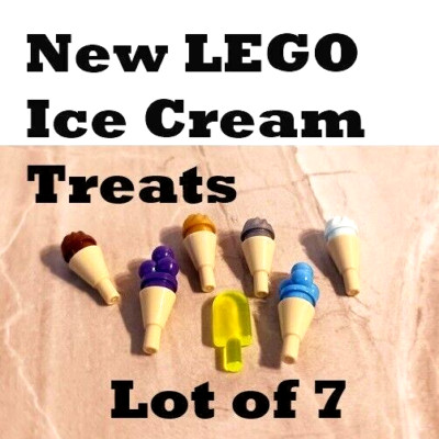 New LEGO Frozen Treats Summer Favorites Ice Cream Popsicle Lot of 7 ...
