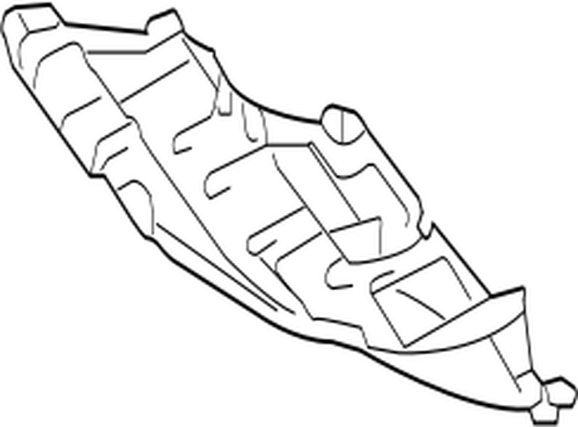 51442-06140 Toyota Cover, engine under, lh 5144206140, New Genuine OEM ...