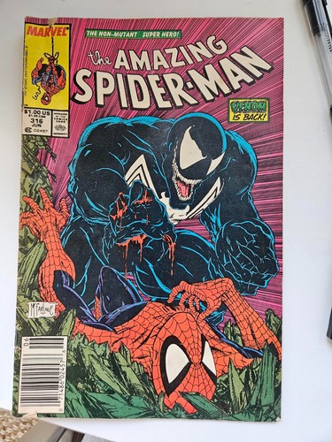 Amazing Spider-Man #316 - Great Venom Cover Todd McFarlane High Grade ...