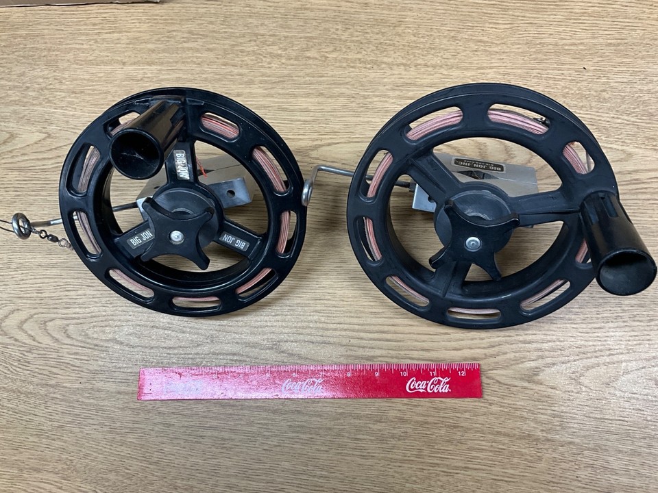 Big Jon Trolling Reels (2), nice shape, for planer board trolling | eBay