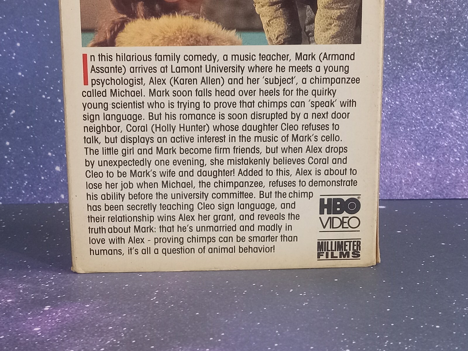 Animal Behavior VHS 1989 Romantic Comedy Armand Assante Karen Allen ...