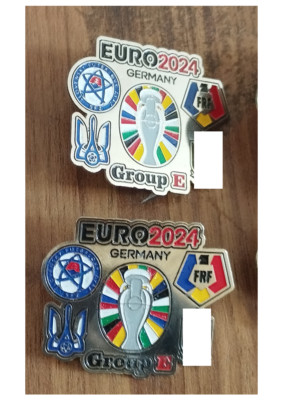 football pin badge UEFA EURO 2024 Germany. Slovakia -Ukraine - Belgium ...