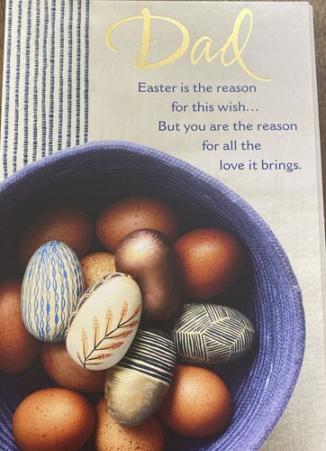 Happy Easter- Dad - Large Hallmark -Greeting Card 9200609853| eBay