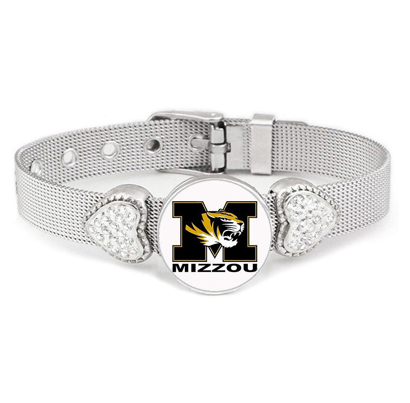 Special Missouri Tigers Mizzou Womens Adjust Silver Bracelet Jewelry ...