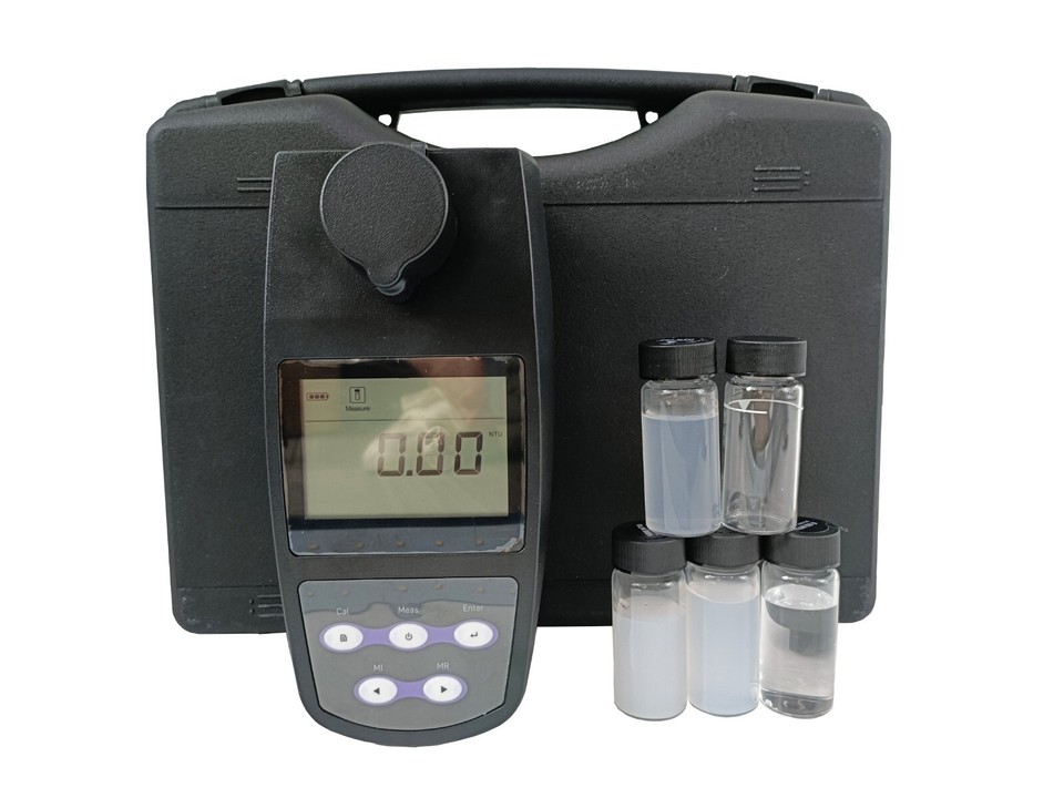 Portable Turbidity Meter Turbidimeter with 0~1100 NTU/FNU Calibration ...