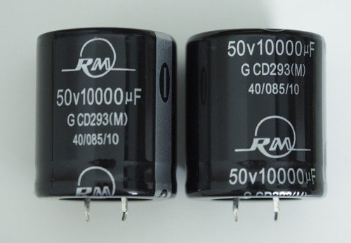RM CD293 Electrolytic capacitor 10000u 50V snap-in 2pc !! | eBay