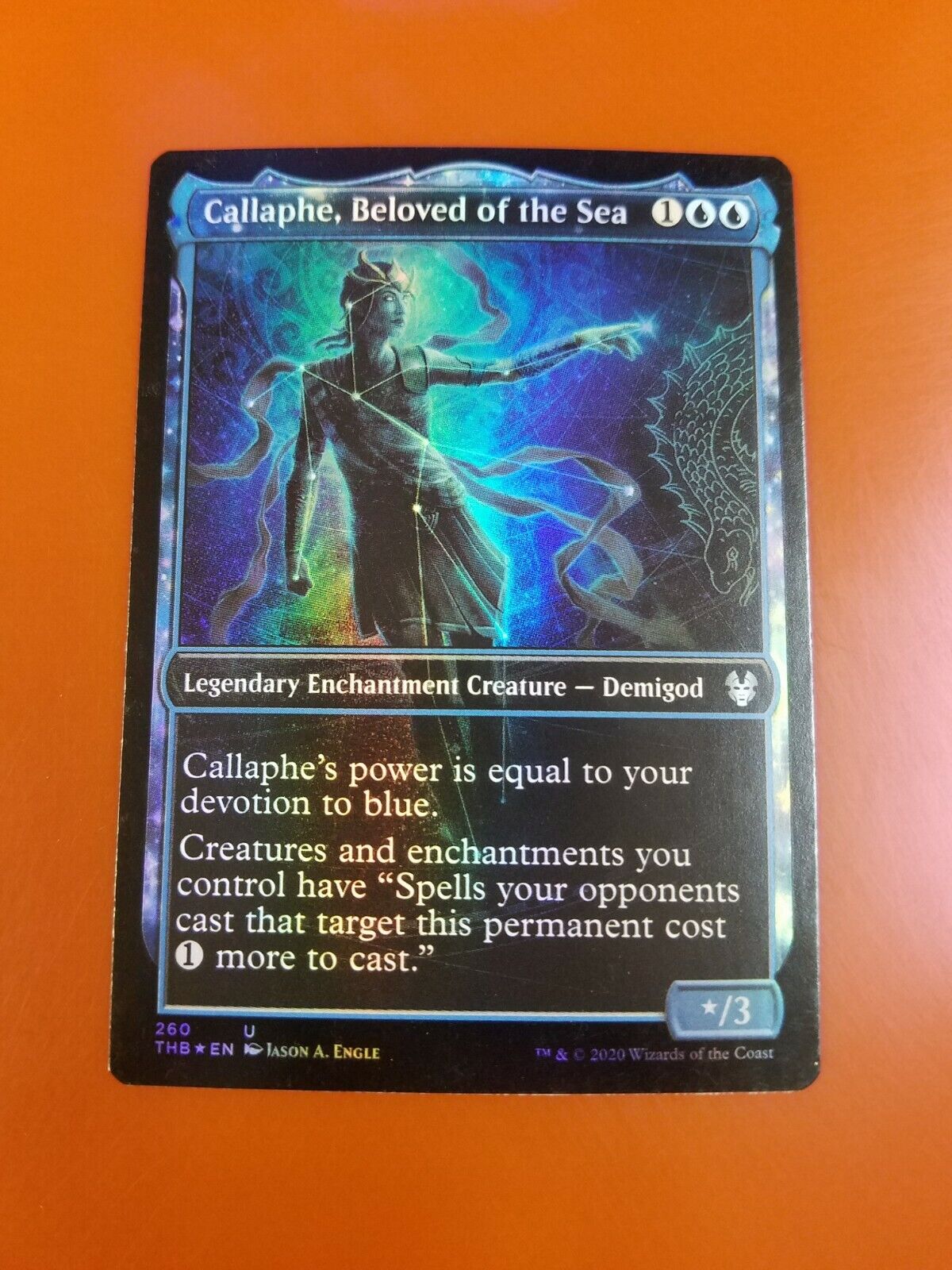 1x Callaphe, Beloved of the Sea | FOIL Showcase | Theros Beyond Death | MTG | eBay