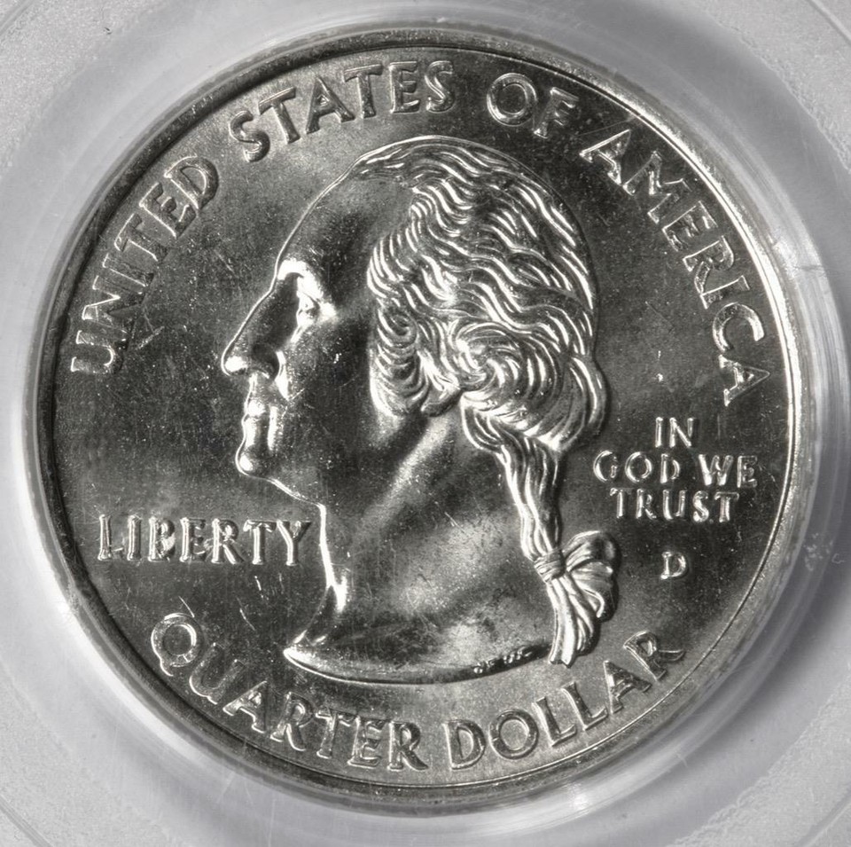 2004 D PCGS MS65 Defective Clad Layer Iowa Quarter Mint Error Rare Date ...