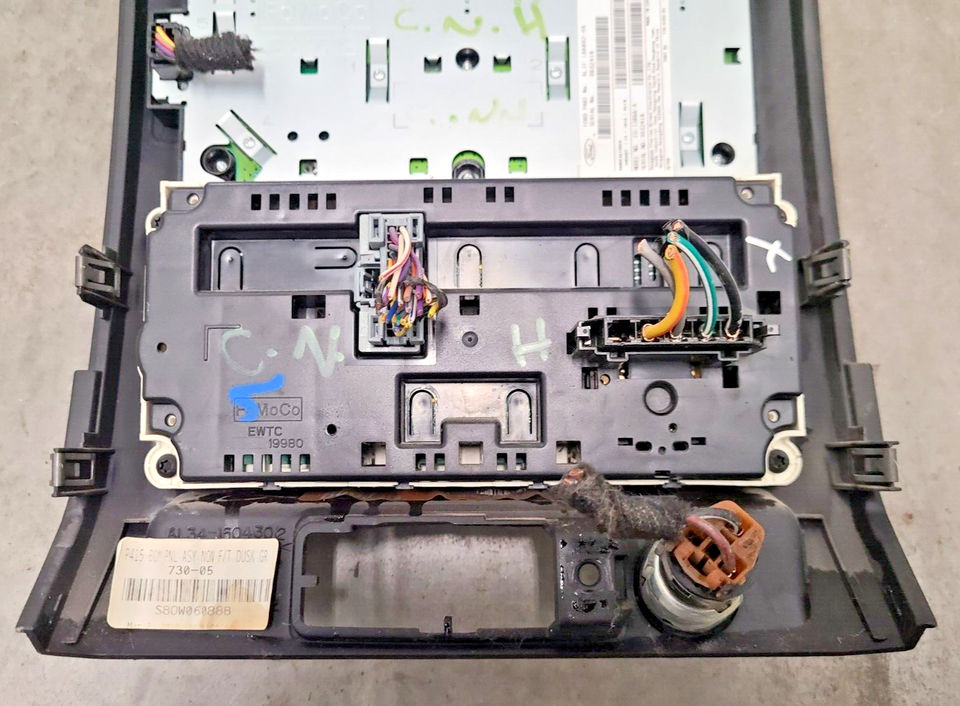 2010 FORD F150 dash radio panel cd climate control bezel trim AL3T ...