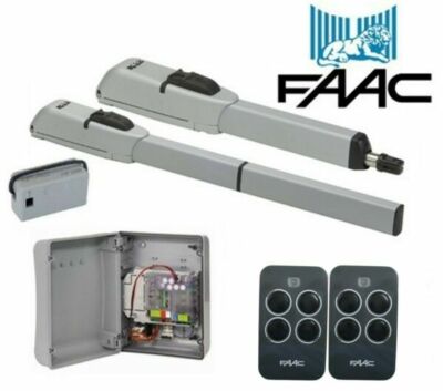 FAAC 415 24V Automatic Double Swing Gate Motor Opener Kit Operator ...
