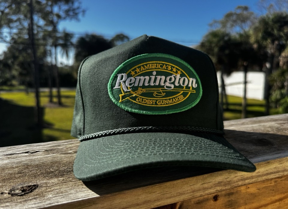 Classic Handcrafted Remington Green Trucker Hat | eBay