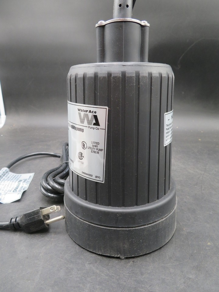 Water Ace Pump Co. Model RES 1/6 HP Submersible Utility Pump | eBay