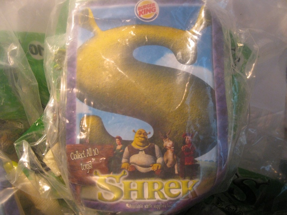 Shrek "Complete 9 Toy Set" NIP Burger King 2001 | eBay