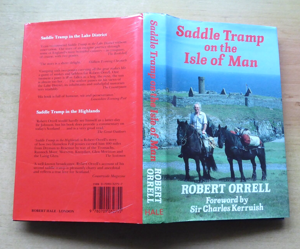 "SADDLE TRAMP ON THE ISLE OF MAN" ISLE OF MAN BOOK SIGNED by ROBERT ...