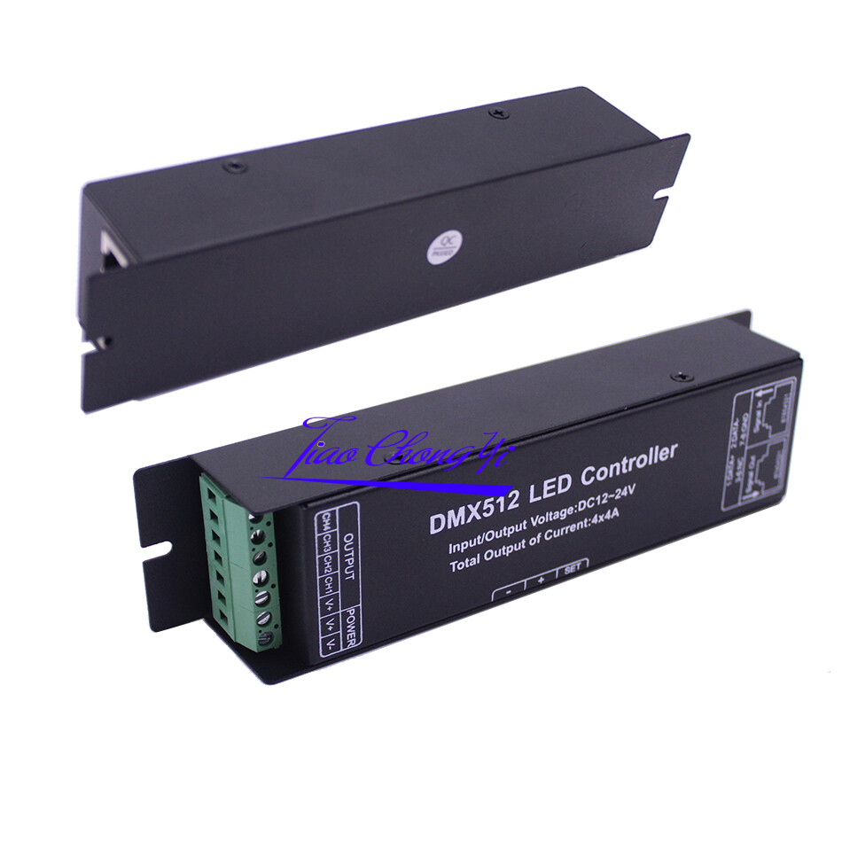 3CH 4 channels LED RGB RGBW Controller DMX 512 LED Decoder With Digital ...