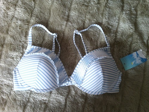 BNWT MATALAN padded underwired bikini top bra uk 32C usa 32B euro 70C ...
