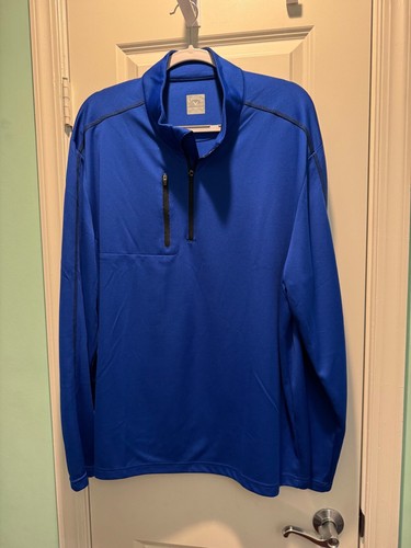 Callaway Royal Blue Pullover Quarter-Zip Golf Jacket (Size XXL) | eBay