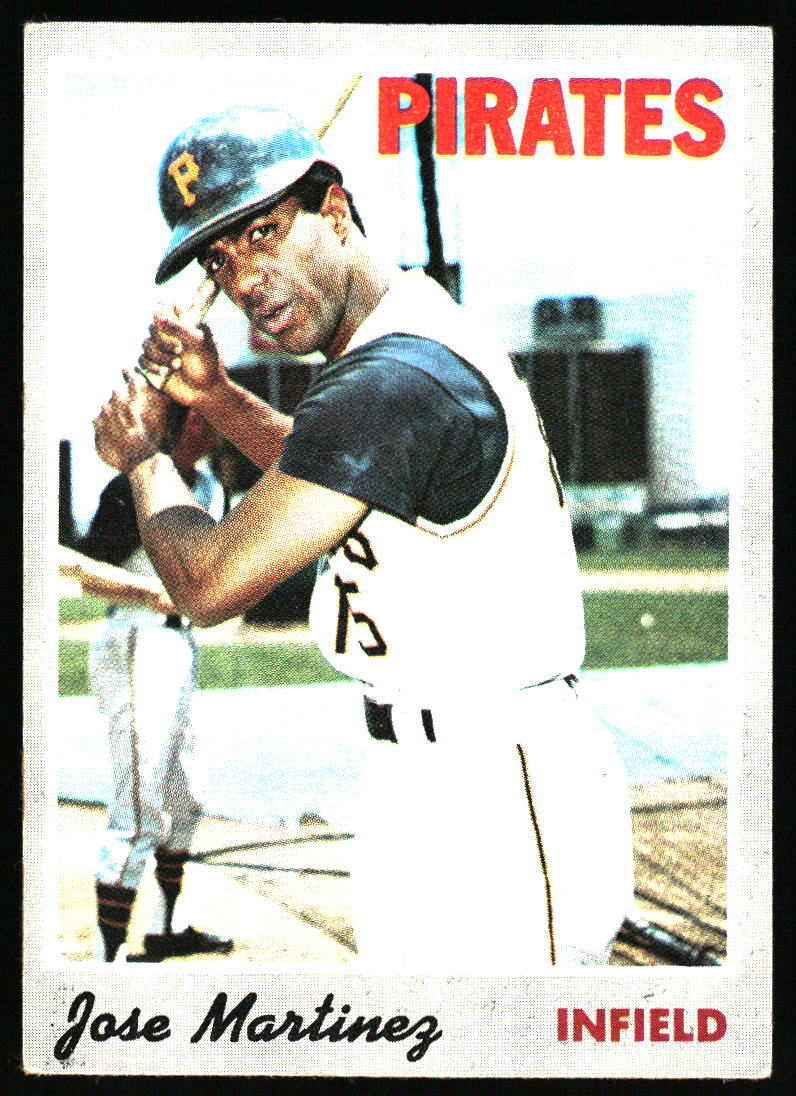1970 Topps Jose Martinez Rookie #8 Pittsburgh Pirates | eBay