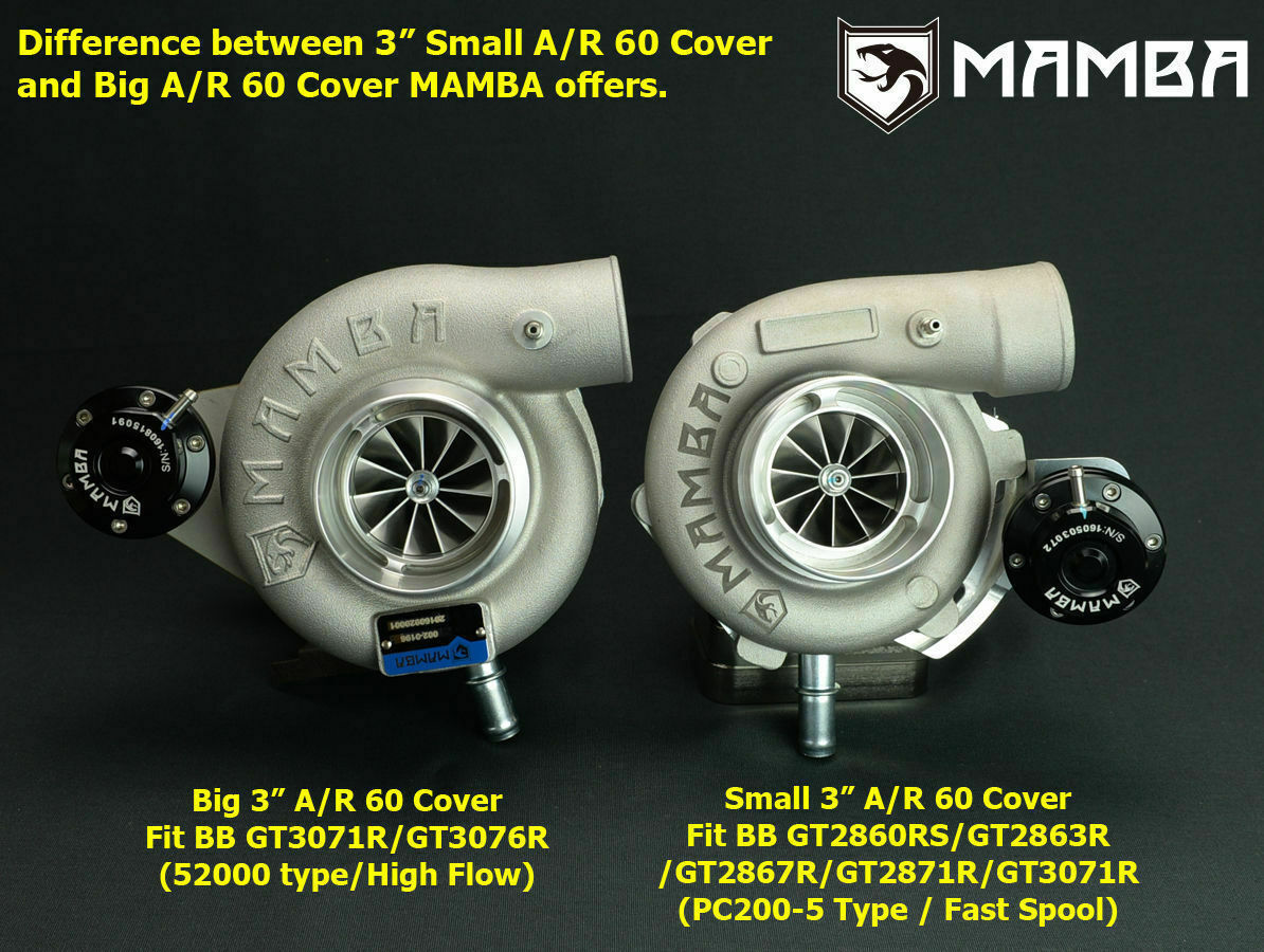 9-7 2.5" .60 Non Anti GTX2867R Ball Bearing Turbocharger .73 V-Band In ...