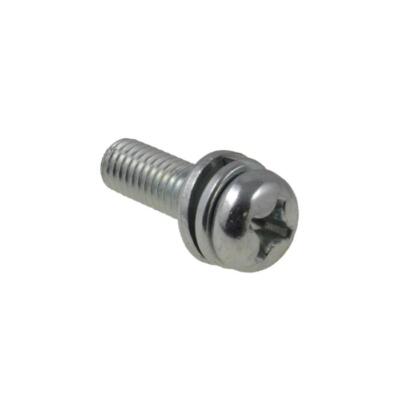 Qty 200 Pan Phillips Sems Machine Screw M3 x 0.50p x 6mm Flat Spring ...