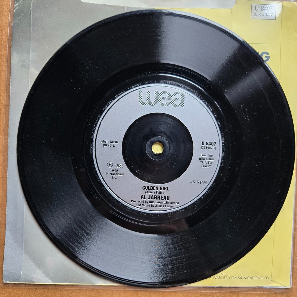 AL JARREAU Moonlighting UK IMPORT R&B POP WEA 45 7" Vinyl Record | eBay