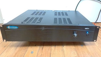 CROWN 180A - Single Channel Audio Power Amplifier - USED - DAMAGED RACK ...