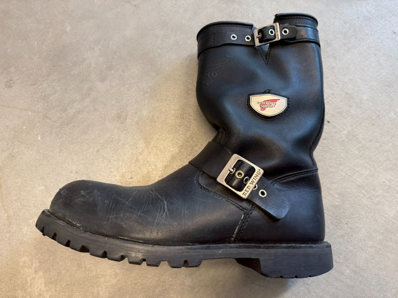 Red Wing 988 Engineer Biker Motorcycle Left Boot only Men's 10 D Black ...