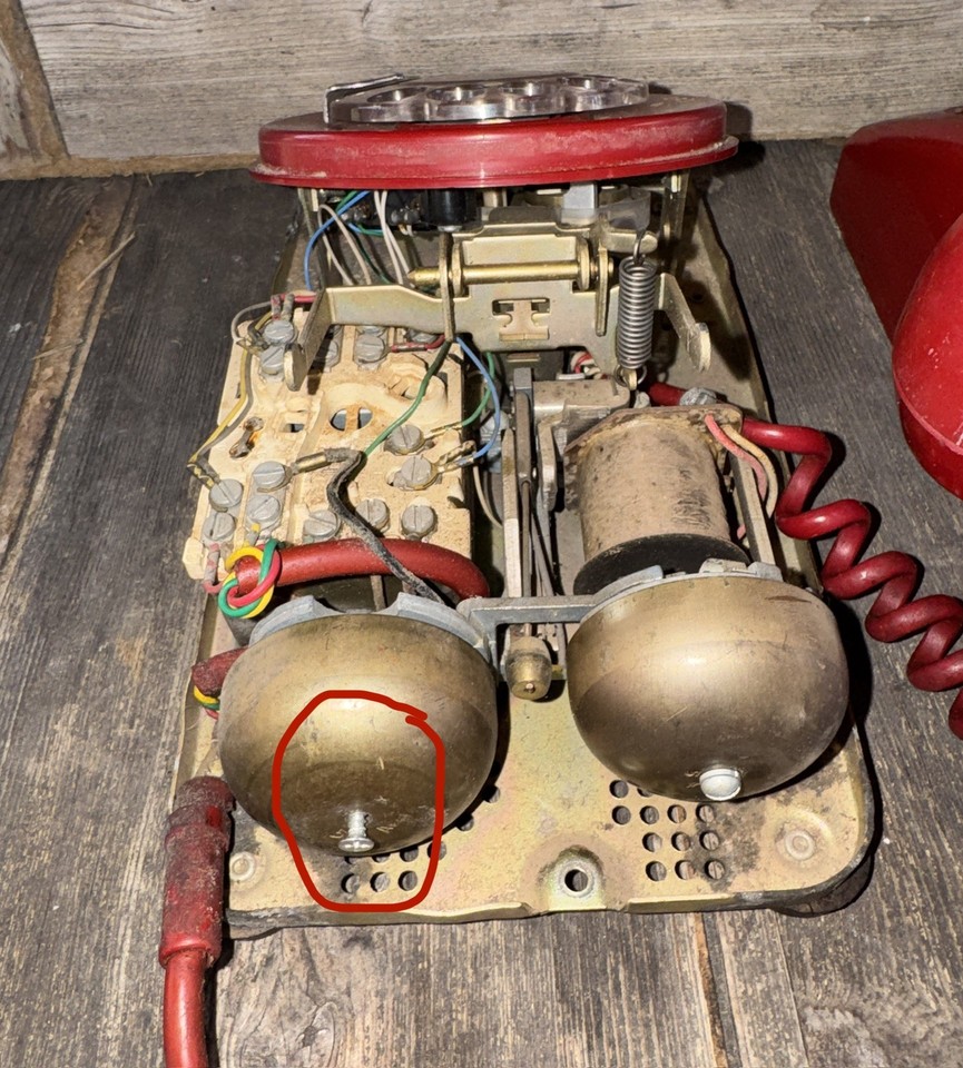 Vintage RED Bell System by Western Electric Rotary Telephone, Pre-1970 ...