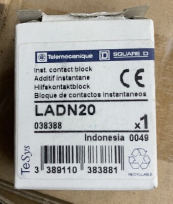 LADN20 Auxiliary Contact Block - NIB | eBay