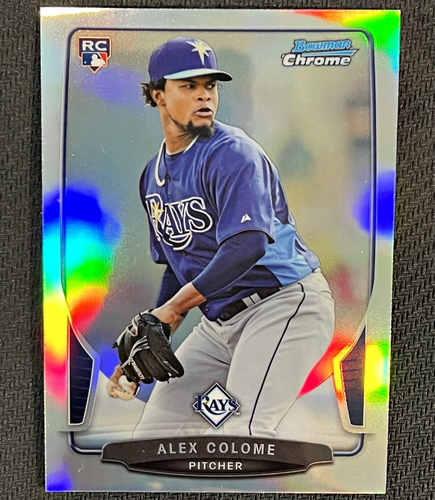2013 Bowman Chrome Refractor Alex Colome Tampa Bay Rays RC #54 | eBay