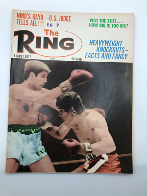 The Ring Boxing Magazine Aug 1971 – George Foreman, Clyde Gray, Denny ...