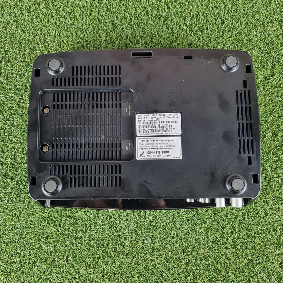 HUMAX FVP-5000T Freeview Play Smart Digital TV HD Recorder - 500GB ...