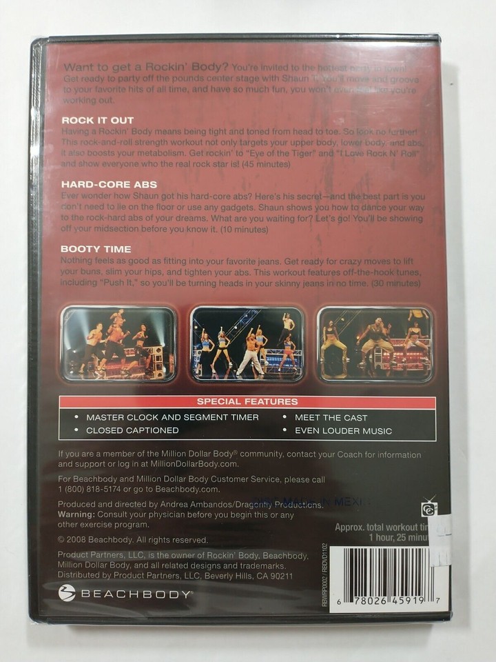 Rockin' Body (DVD, 2008) Includes 3 Workouts | eBay